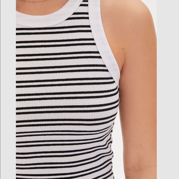 Forever 21 | Tops | Nwt Forever 2 Basic White Stripes Crop Top | Poshmark